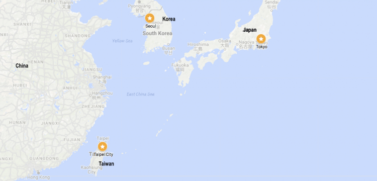 Suggested Itinerary: Northeast Asia from Taipei to Seoul
