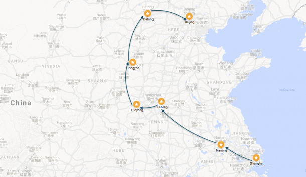 Suggested China Itinerary: Shanghai to Beijing via the slow route