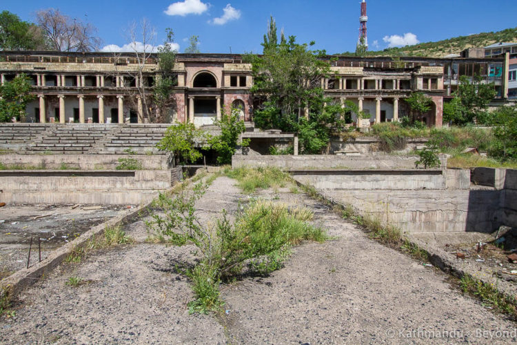 Abandoned Armenia - A Former Swimming Pool in Yerevan