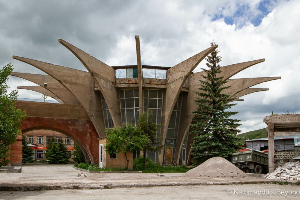 Former Central Bus Station in Hrazdan, Armenia | Soviet architecture