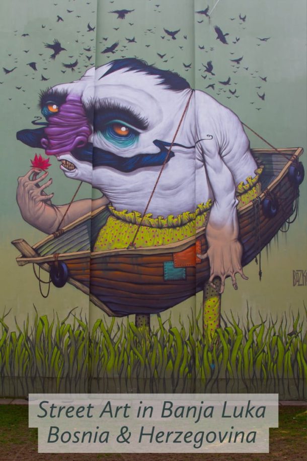 In Photos: Street Art in Banja Luka, Bosnia & Herzegovina