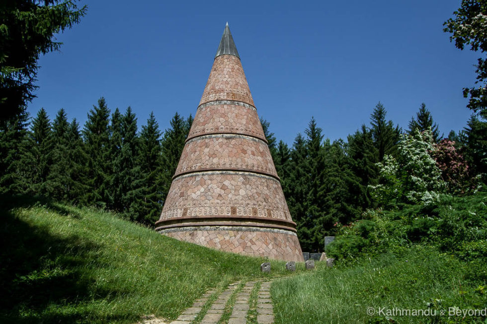 Spomenik: Monument to Freedom in Berane, Montenegro