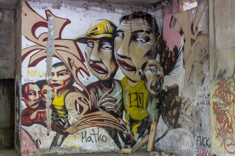 Street Art and Graffiti in Mostar, Bosnia & Herzegovina