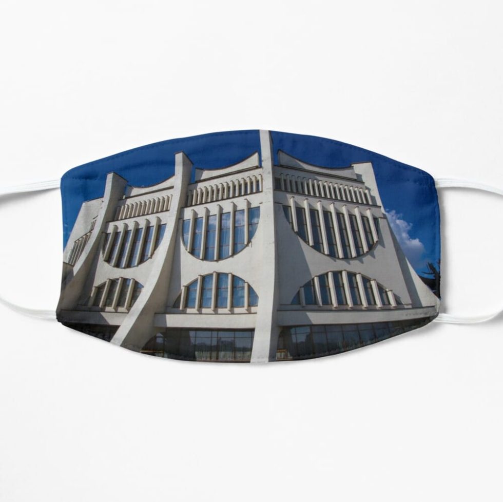 Brutalism, Modernism, Soviet Architecture inspired Face Masks