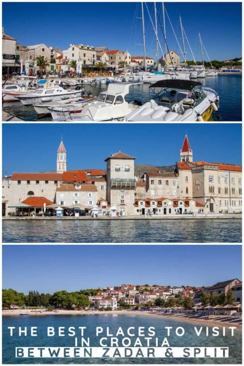 Places to visit on a road trip from Zadar to Split in Croatia