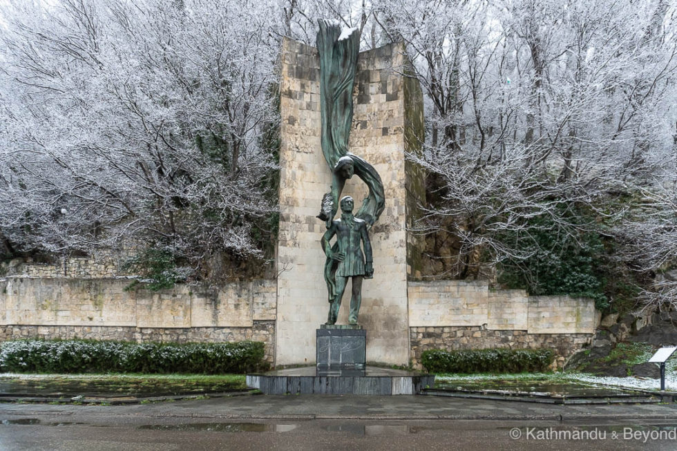 Monument to Galaktion Tabidze in Kutaisi, Georgia