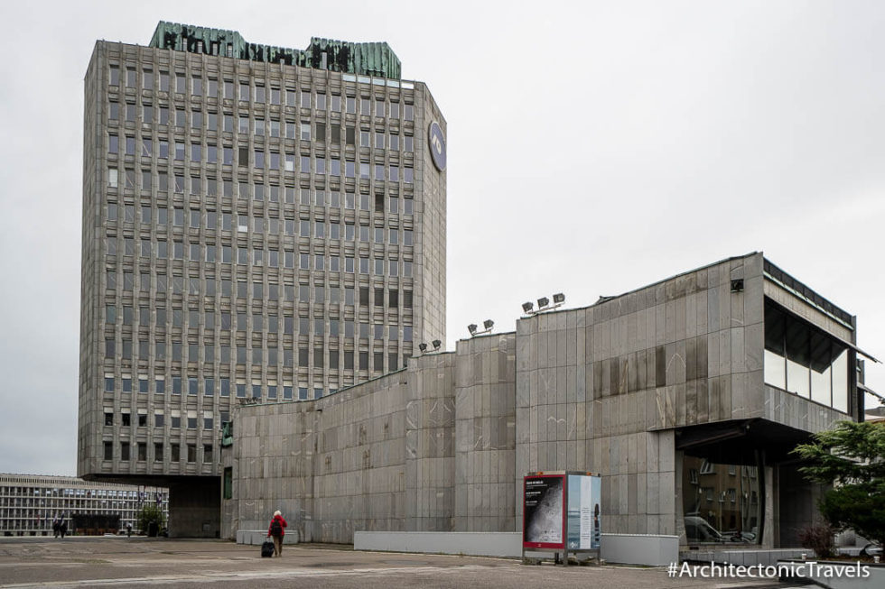 NLB Tower (TR2) on Republic Square in Ljubljana, Slovenia
