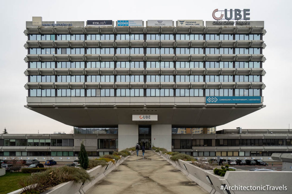 The CUBE (former Koospol Building) in Prague, Czech Republic